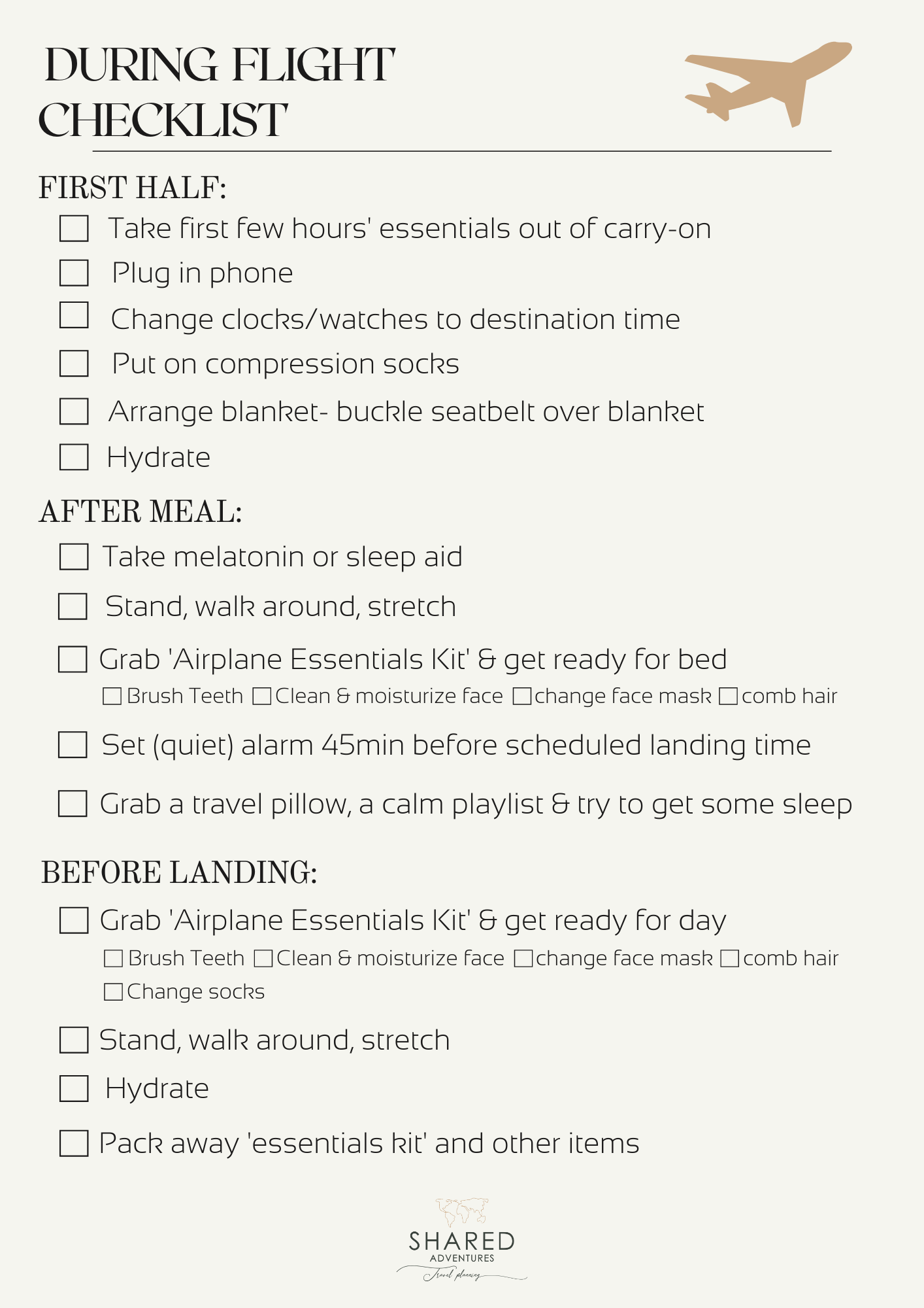 Need a refresher on long-haul flights? - Shared Adventures