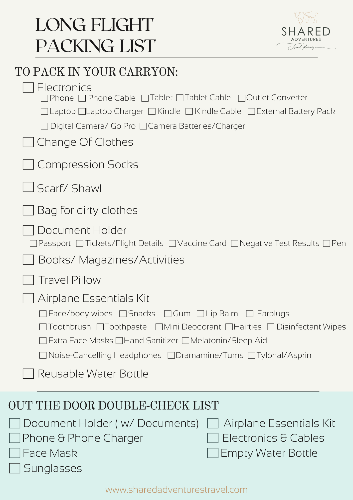 Need a refresher on long-haul flights? - Shared Adventures