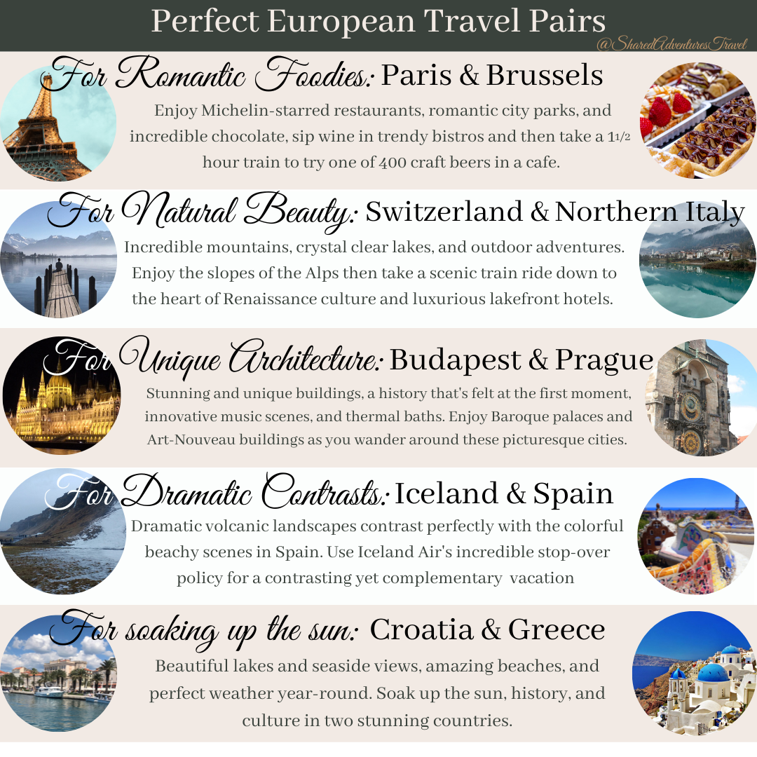 Perfect Pairs for Multi-Destination Travel - Shared Adventures